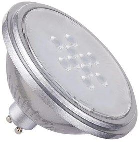 SLV 1005296 LED žárovka, 7,3W 40° 4000K 560lm GU10 ES111 (QPAR111), stříbrná, prům. 11,1cm