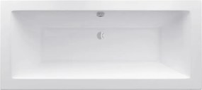 Mexen Cube obdélníková vana 190 x 80 cm s krytem, bílá - 55051908000X