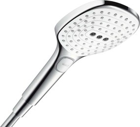 Hansgrohe - Sprchová hlavice 120, 3 proudy, EcoSmart 9 l/min, bílá/chrom 26521400ROZ1