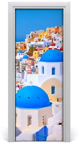 Fototapeta samolepící na dveře Město Santorini 95x205 cm
