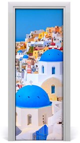 Fototapeta samolepící na dveře Město Santorini 85x205 cm