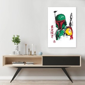 Gario Obraz na plátně Star Wars, Boba Fett lovec odměn - Dr.Monekers Rozměry: 40 x 60 cm