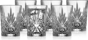 Křišťálové sklenice v sadě 6 ks 250 ml Melodia – Lyngby Glas