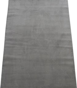 BE Koberec Zurich 1903 GREY - šedý obdélníkový Rozměr: 60x100 cm