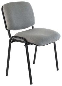 Konferenční židle Viva N, černé nohy, šedá
