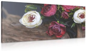 Obraz květinové vinobraní Varianta: 120x60