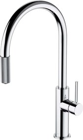 OMNIRES Switch - Dřezová baterie s výsuvnou koncovkou a filtrační funkcí, chrom SW9059CR