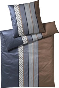 XXXLutz POVLEČENÍ, makosatén, modrá, hnědá, tmavě modrá, 135/200 cm Joop! - Online Only povlečení - 004977057208