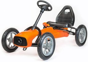 Dětská šlapací motokára Go-kart Baby Mix Buggy oranžová