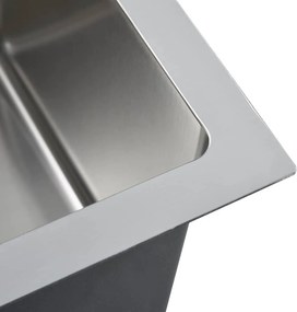 Ručně vyrobený kuchyňský dřez nerezová ocel 145076