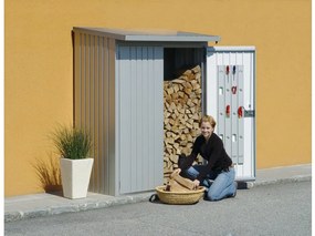 Úložný stojan na dřevo WOODSTOCK Biohort Barva: Tmavošedá metalíza, Rozměr: 300