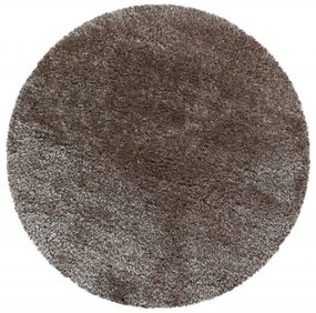 Ayyildiz Kusový koberec BRILLIANT 4200, kulatý, Taupe Rozměr koberce: 160 cm KRUH