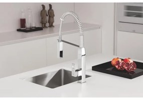 GROHE 31395000 - Dřezová baterie EUROCUBE 547 mm lesklý chrom