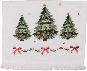 Kuchyňský froté ručník se stromky Christmas Harmony - 40*66 cm
