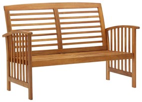 Zahradní lavice 119 cm masivní akáciové dřevo 310259