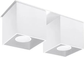 Stropní svítidlo SOLLUX Quad 2 GU10 2x40W bez zdroje SL.0065 bílá