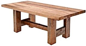 Stará Krása – Ruční výroba Rustikální jídelní stůl z recyklovaného dřeva 76 X 150 X 70