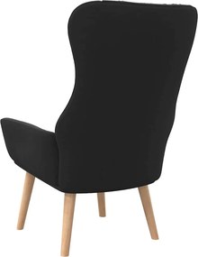 Relaxační židle černá textil 341400