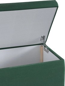 Čalouněná skříň barva zelená látka lesklé, sametová