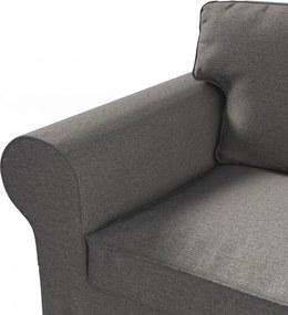 Potah na pohovku IKEA  Ektorp 3-místná, rozkládací STARÝ MODEL PIXBO barva šedá látka pletený vzor