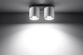 Stropní svítidlo SOLLUX Orbis 2 GU10 2x40W bez zdroje SL.0056 bílá