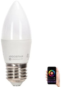 Aigostar B.V. | LED RGBW Žárovka C37 E27/6,5W/230V 2700-6500K - Aigostar | AI0586