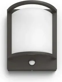 Philips Samondra IR 12W antracitová / LED venkovní nástěnné svítidlo s