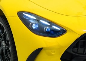 Elektrické autíčko Mercedes Benz GT63 AMG žluté