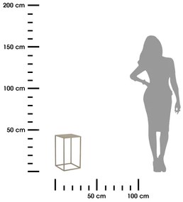 Stojan na květiny 40x24 cm béžová