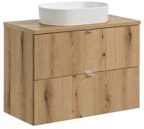 Comad Koupelnová skříňka s deskovým umyvadlem SET-NOA B OAK 80 dub coast evoke