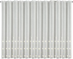ZÁCLONA NA POUTKÁCH BELLIS 350X145 CM KVĚTY