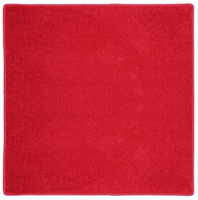 Spoltex, Kusový koberec Eton červený 15 čtverec, 200x200, červená, obývací pokoj