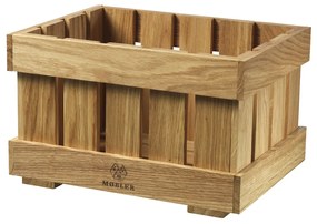 Apple Box - designová dřevěná bedýnka z masivu FDB velikost: M - 17 x 30 x 23, Nábytek materiál: dub