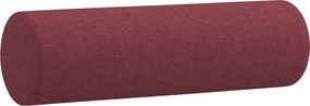 2místná pohovka s polštáři vínová 140 cm textil 3200788