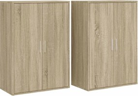 Příborníky 2 ks dub sonoma 60 x 31 x 84 cm kompozitní dřevo 3276569