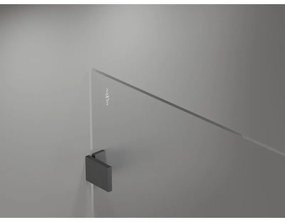 Mexen Lunar sprchová stěna pravá 150 x 200 cm, 8mm čiré sklo, broušený grafit, 830-150-000-66-00-P