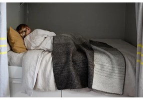 Vlněná deka Kaamos 100x150, hnědá / Finnsheep