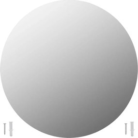 Nástěnné zrcadlo s LED osvětlením kulaté sklo 3078641