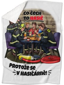 Deka Co Čech, to hasič (Podšití beránkem: ANO)