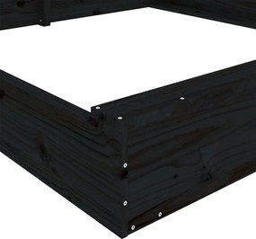vidaXL Pískoviště se sedáky čtverec masivní dřevo douglasky [825041] Barva: Přírodní borovice