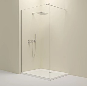 Erga Paris, sprchová zástěna Walk-In 60x200 cm, 8mm čiré sklo, chromový profil, ERG-V02-PARIS-060x200-CL-CR