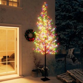 Vánoční strom 600 LED diod barevné světlo třešňový květ 300 cm - Default Title