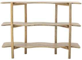 BLOOMINGVILLE Dřevěná knihovna RIVOLI hnědá 110 cm