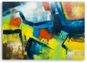Gario Obraz na plátně Vícebarevná abstrakce Rozměry: 60 x 40 cm