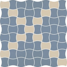 Ceramika Paradyz Dlažba Modernizm Blue Mozaika Mix 30,86x30,86 - 157266