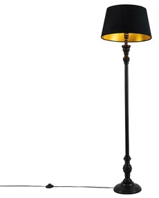 Klasická stojací lampa černá - Classico