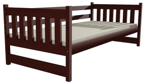 Dětská postel masiv 024 borovice masiv 80 x 200 cm ořech