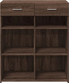 Příborník hnědý dub 80 x 42,5 x 93 cm kompozitní dřevo 3281482