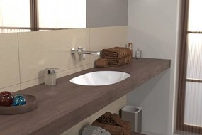 Villeroy & Boch ARCHITECTURA - Zápustné umyvadlo, 570x375 mm, bez přepadu, bílá alpin 5A766101