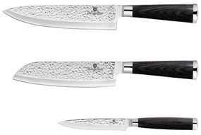 Berlinger Haus 3dílná sada nerezových nožů Primal Gloss Collection Santoku